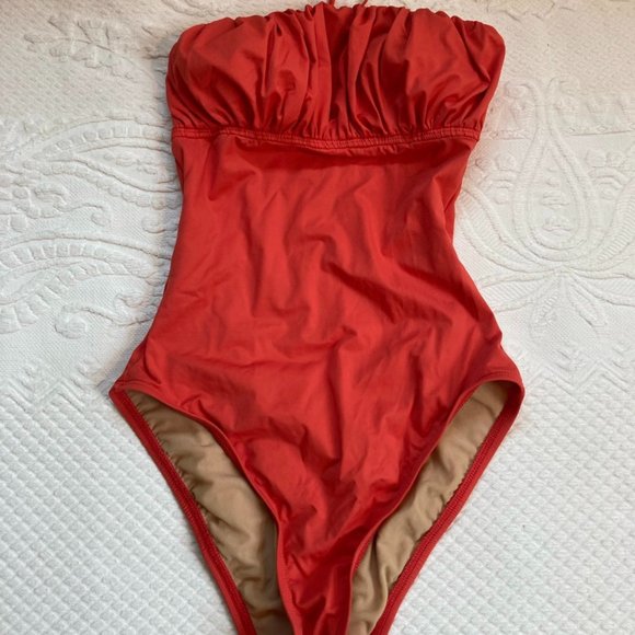 Anne Cole | Swim | Vintage Anne Cole Coral Colored One Piece Bathing ...